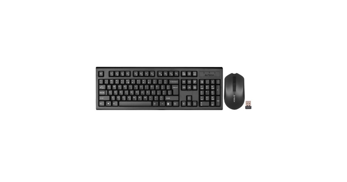 A4Tech 3000N V-Track 2.4G Wireless Bangla Keyboard With Wireless ...